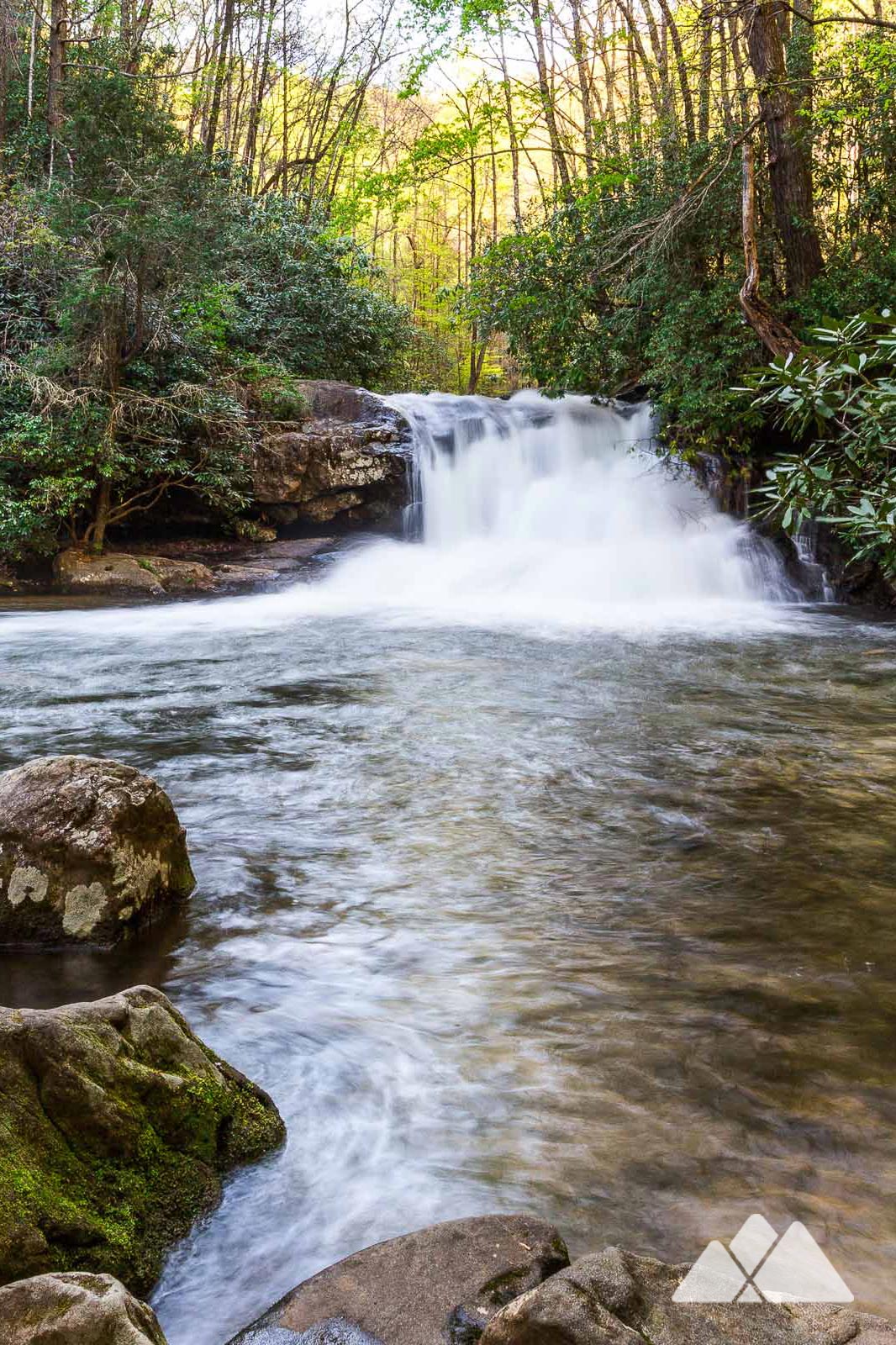 Hemlock Falls Trail on Moccasin Creek at Lake Burton