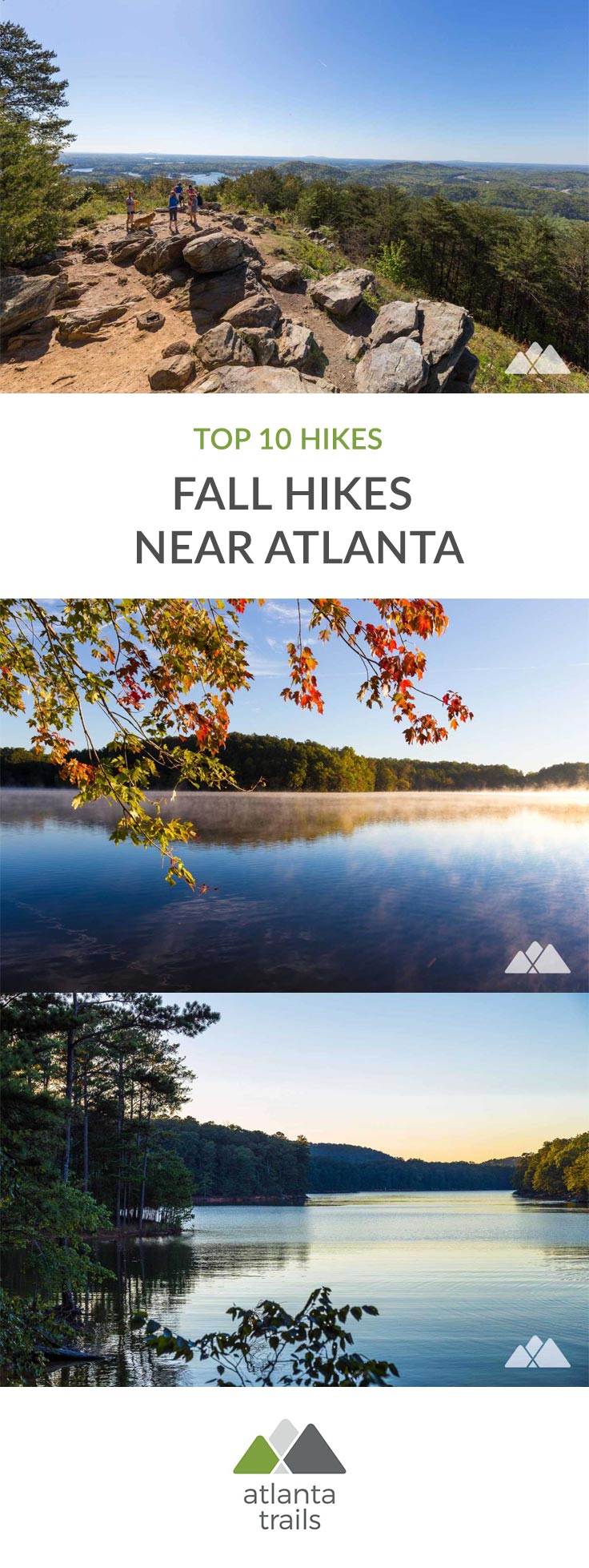 Autumn hikes near Atlanta: our favorite trails through fall leaf color