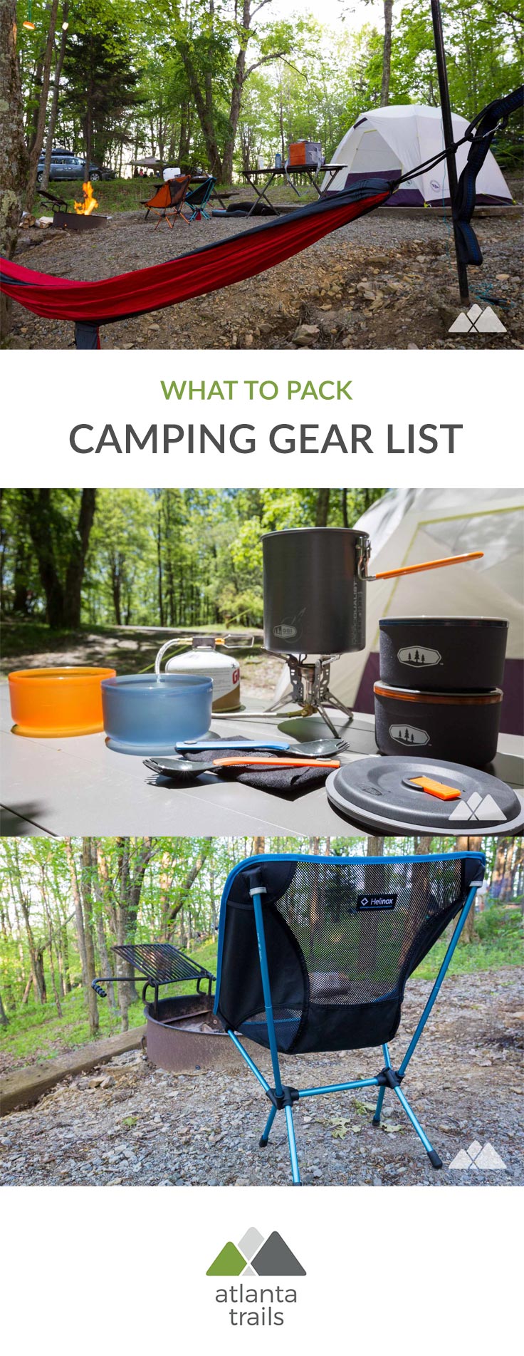 Camping Gear List - Atlanta Trails