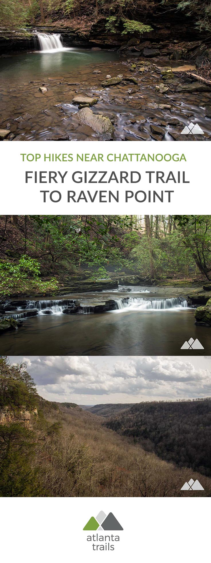 Fiery Gizzard Trail to Raven Point - Atlanta Trails