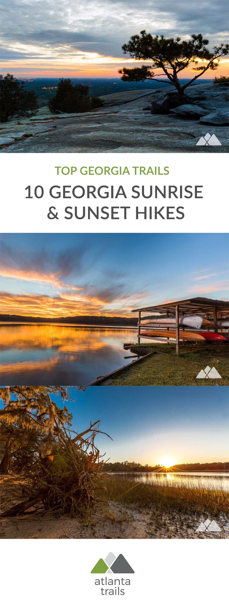 Great Georgia sunrise and sunset hikes: our top 10 fav trails
