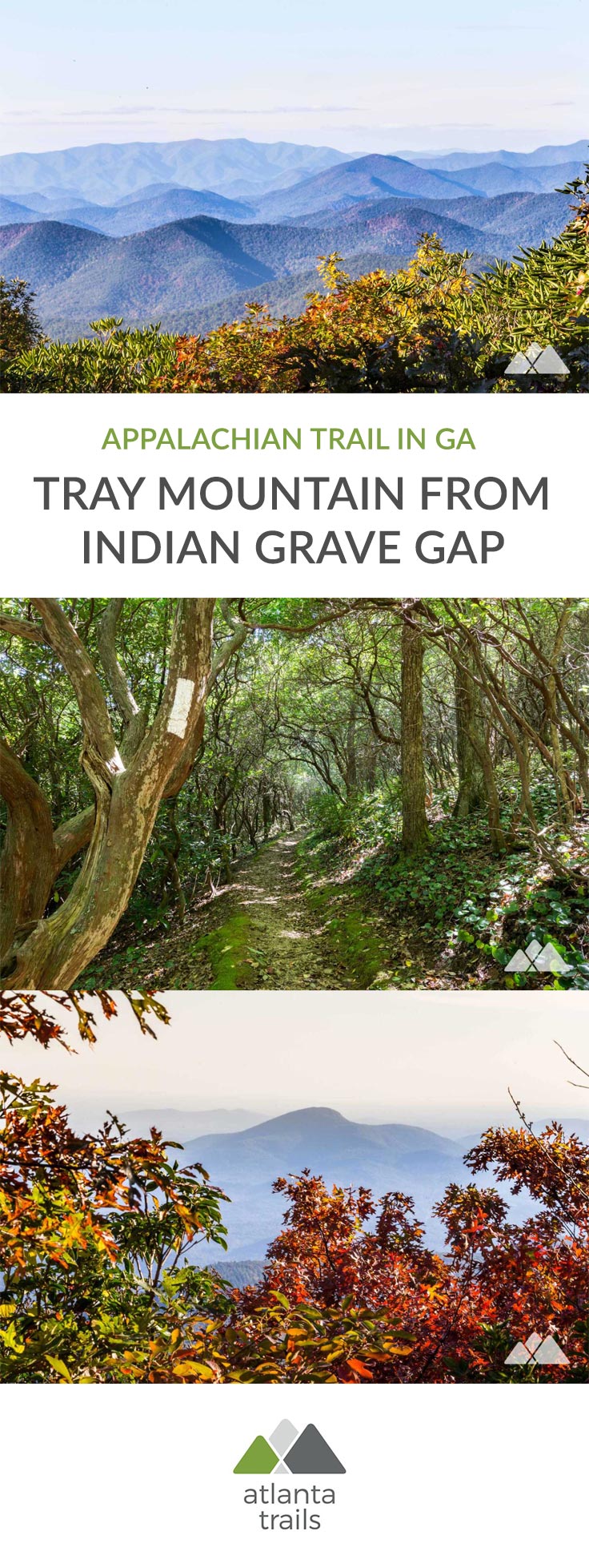 Tray Mountain: hiking the Appalachian Trail in N GA