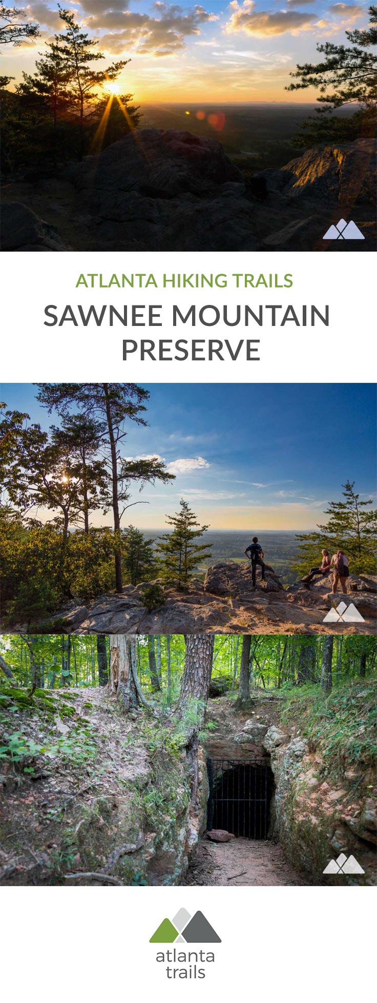 Sawnee Mountain Preserve: hiking the Indian Seats Trail