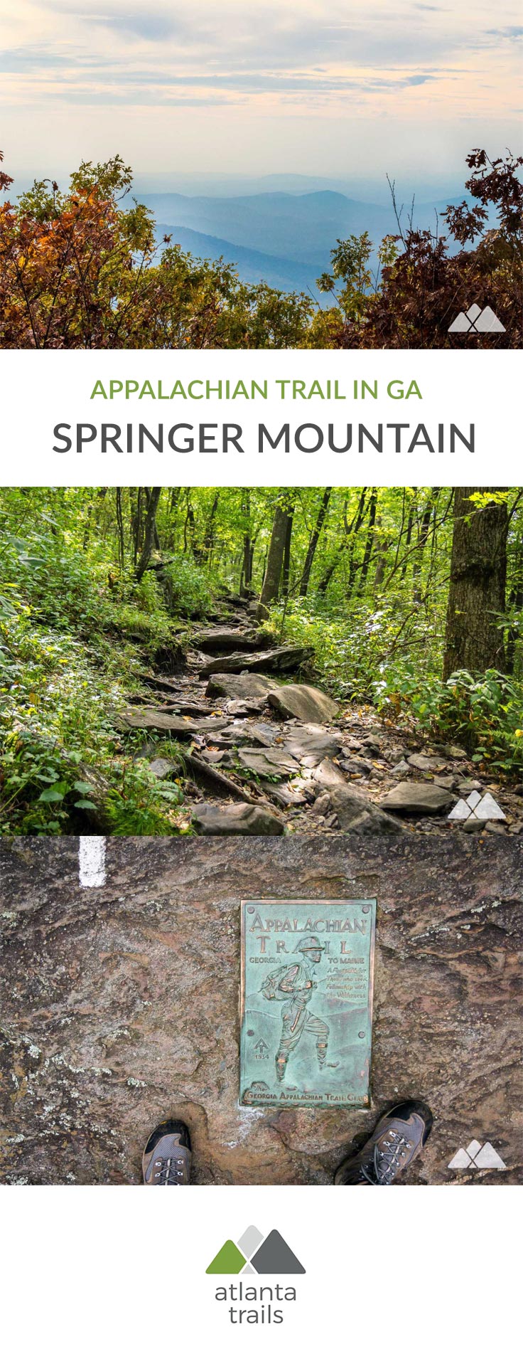 Springer Mountain: hiking the Appalachian Trail