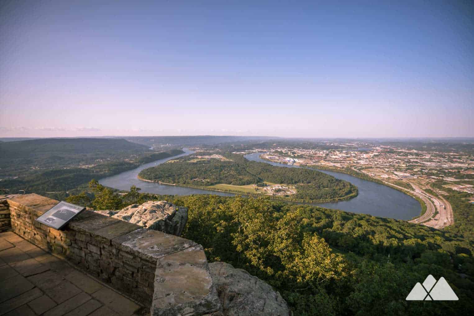 Sunset Rock: hiking from Point Park on Lookout Mountain