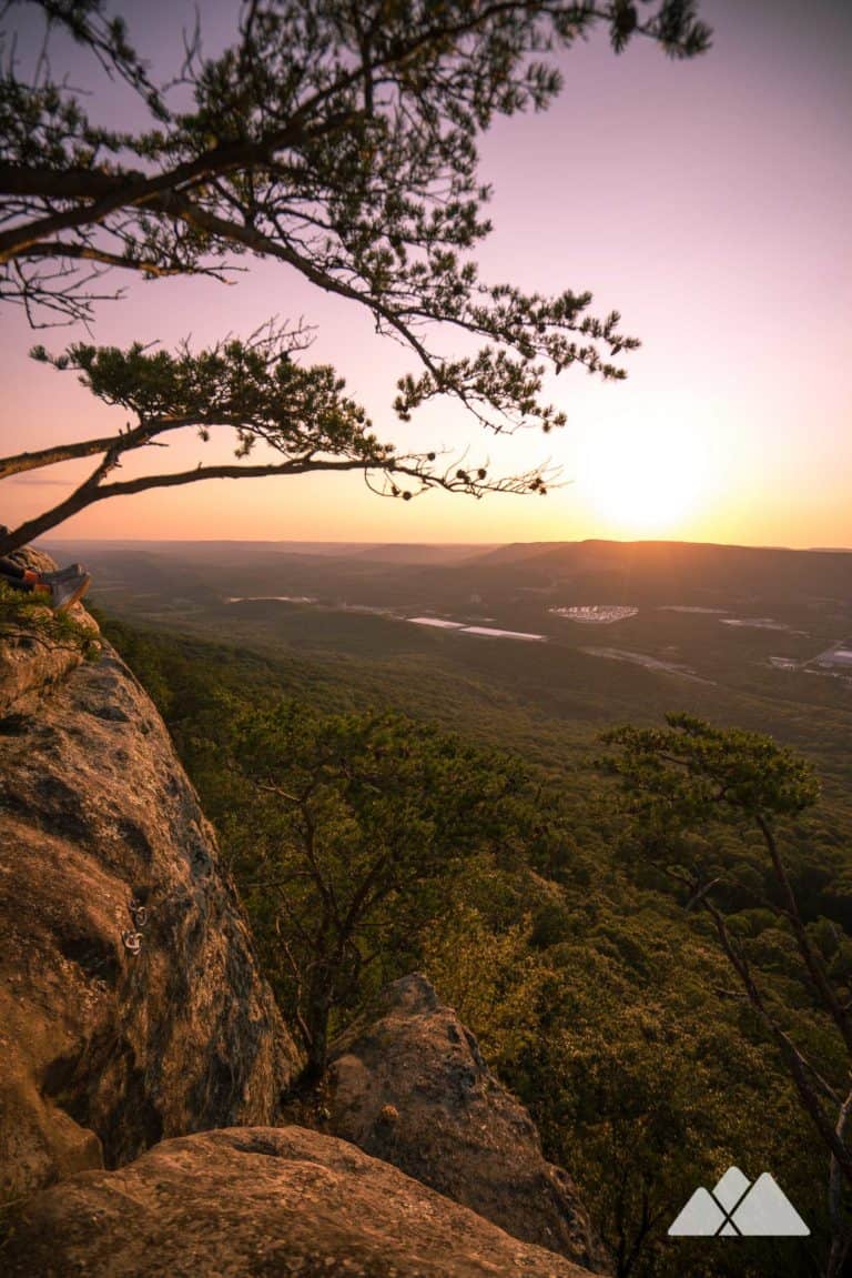 Sunset Rock: hiking from Point Park on Lookout Mountain