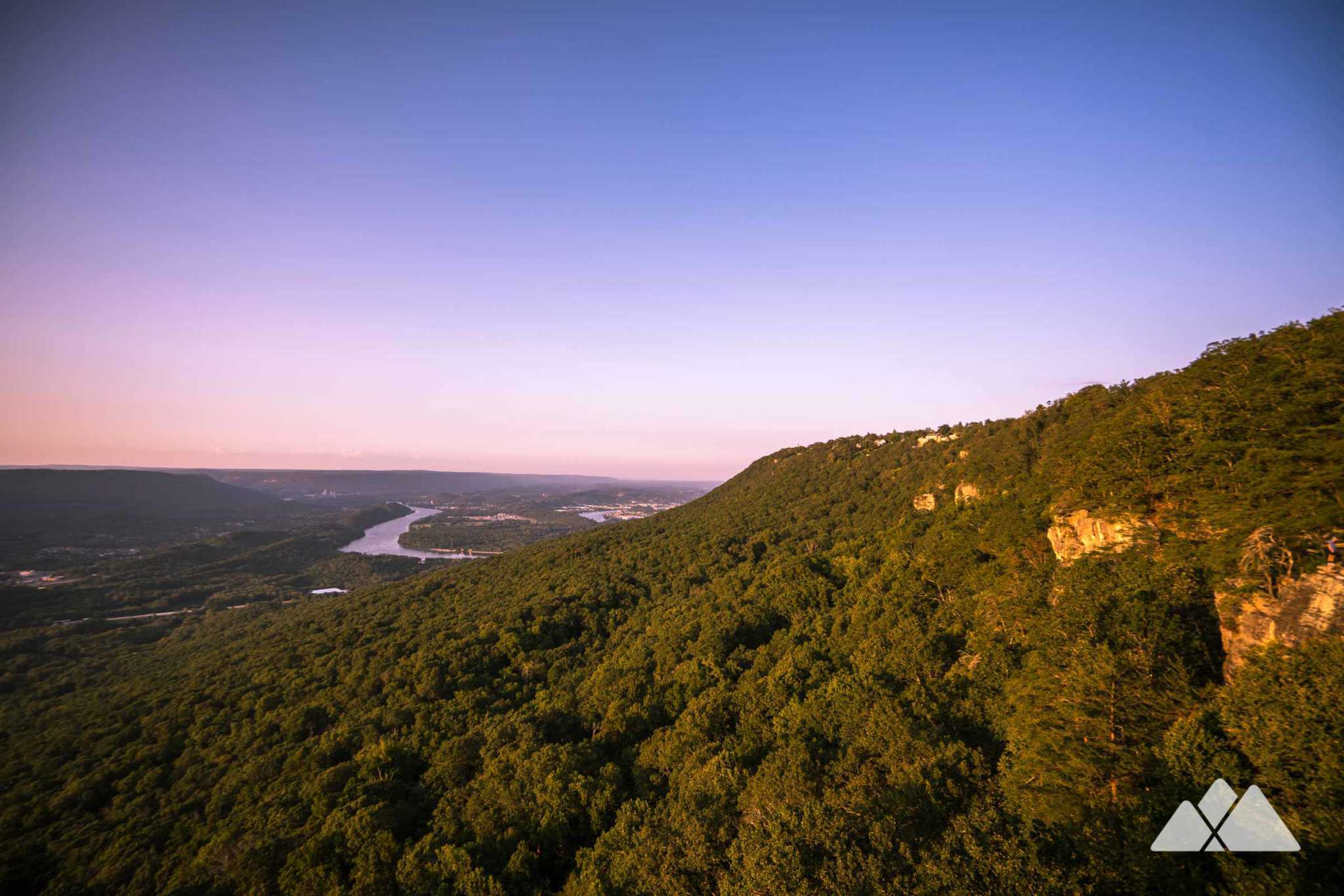 Sunset Rock: hiking from Point Park on Lookout Mountain
