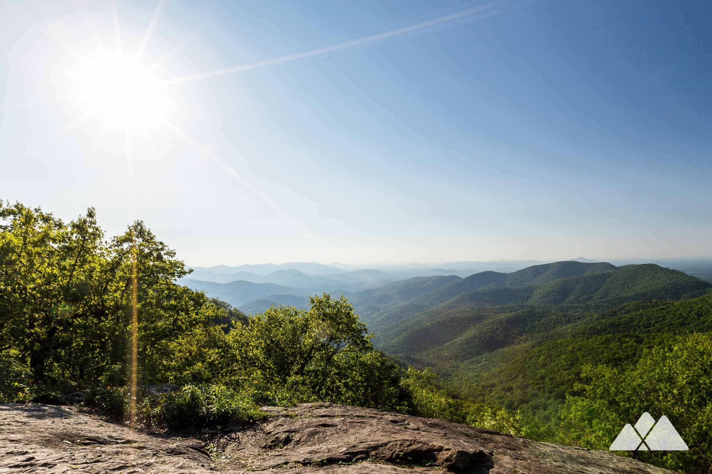 Woody Gap to Jarrard Gap on the Appalachian Trail in Georgia