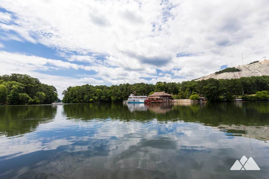 Kayaking Stone Mountain Lake in Atlanta
