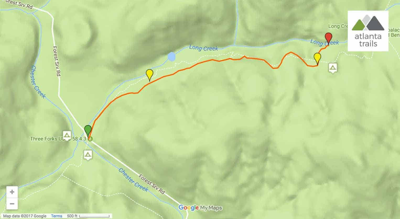 Long Creek Falls on the Appalachian Trail