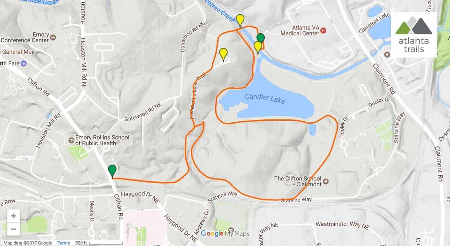 Lullwater Park: Walking & Running Trails at Emory University