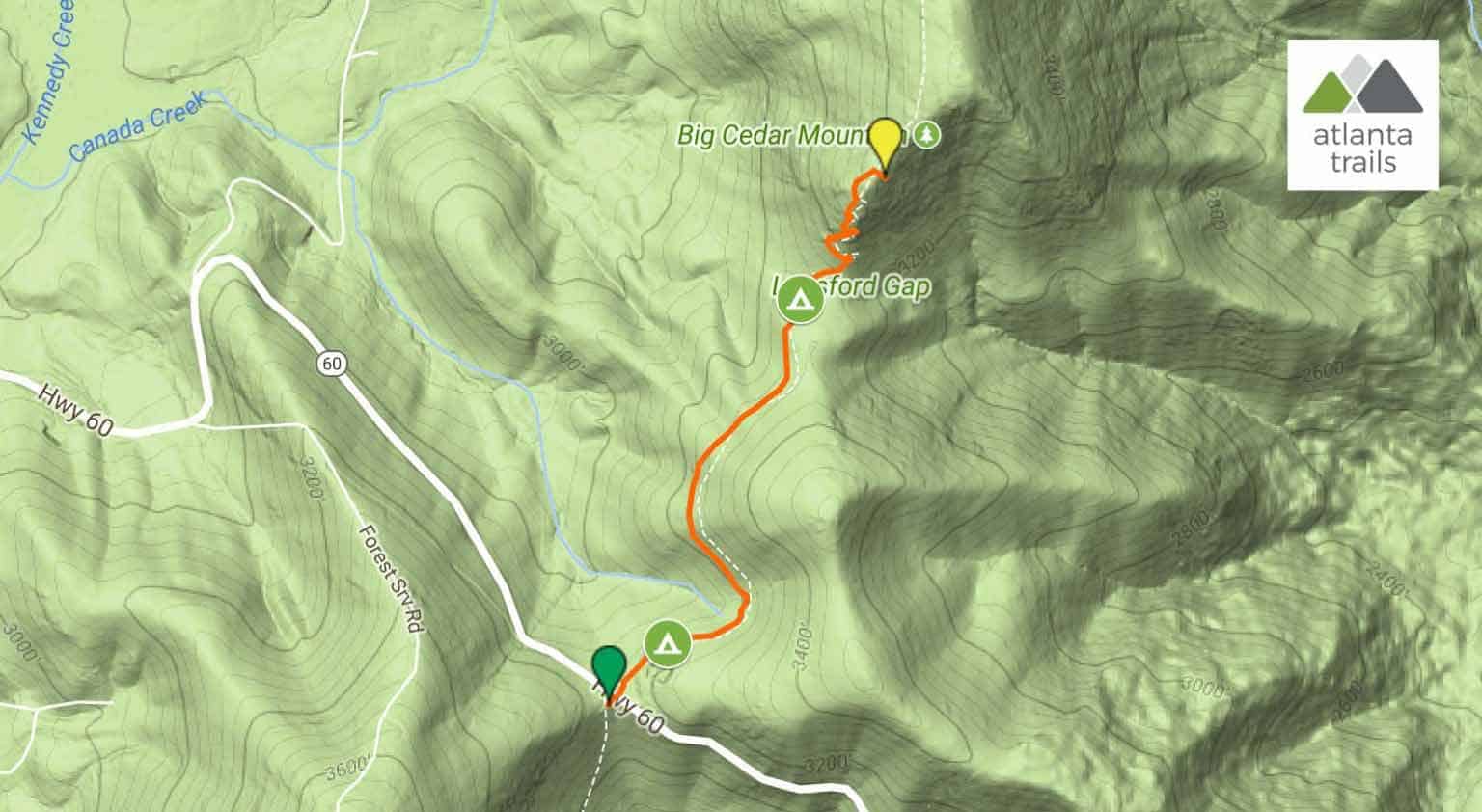Preachers Rock on the Appalachian Trail - Atlanta Trails