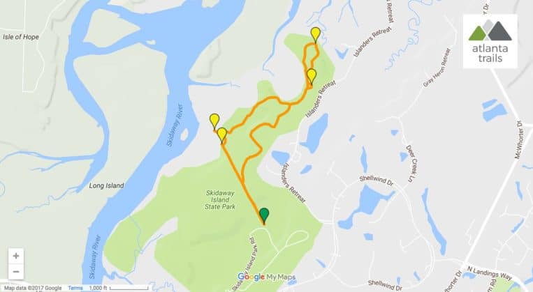 Skidaway Island Trail: hiking Georgia's coast near Savannah