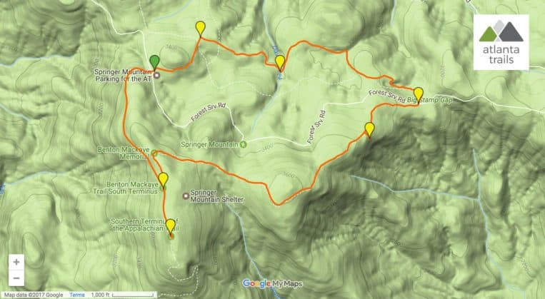 Springer Mountain Loop: Hiking the Appalachian Trail & BMT