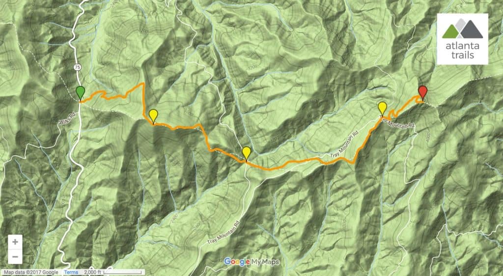 Tray Mountain: Appalachian Trail from Unicoi Gap - Atlanta Trails