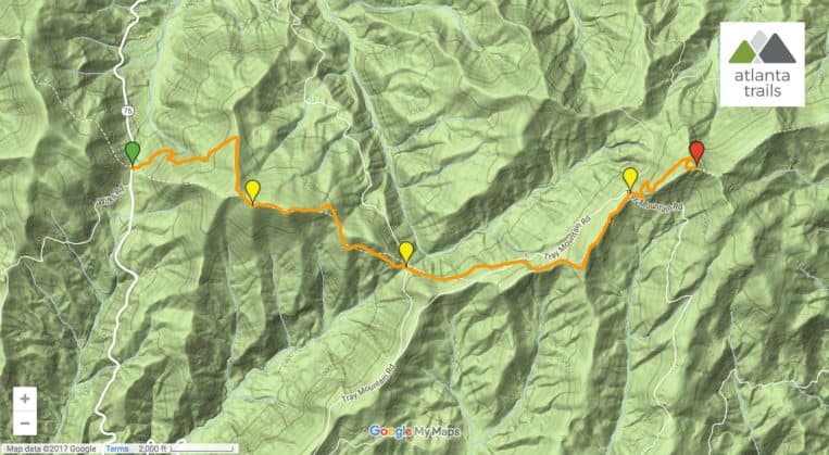 Tray Mountain: Appalachian Trail from Unicoi Gap - Atlanta Trails