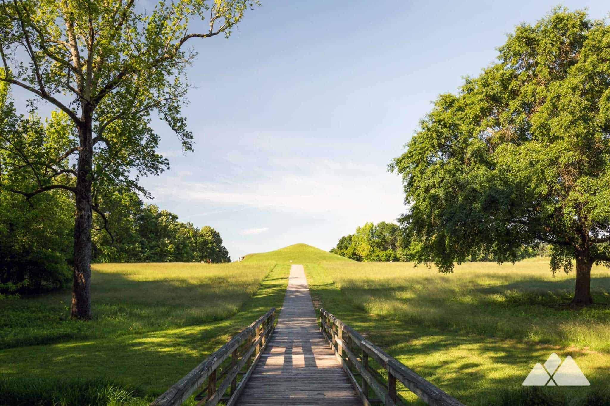 Ocmulgee National Monument: Indian Mounds Trail in Macon, GA
