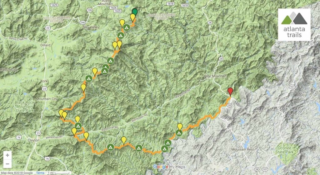Bartram Trail in Georgia - Atlanta Trails