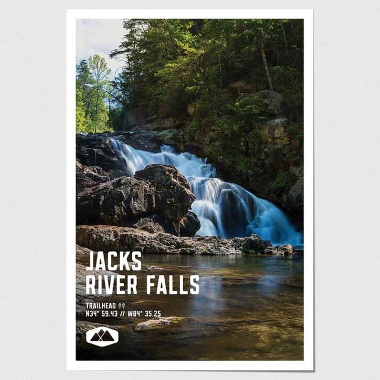 Jacks River Falls on the Beech Bottom Trail
