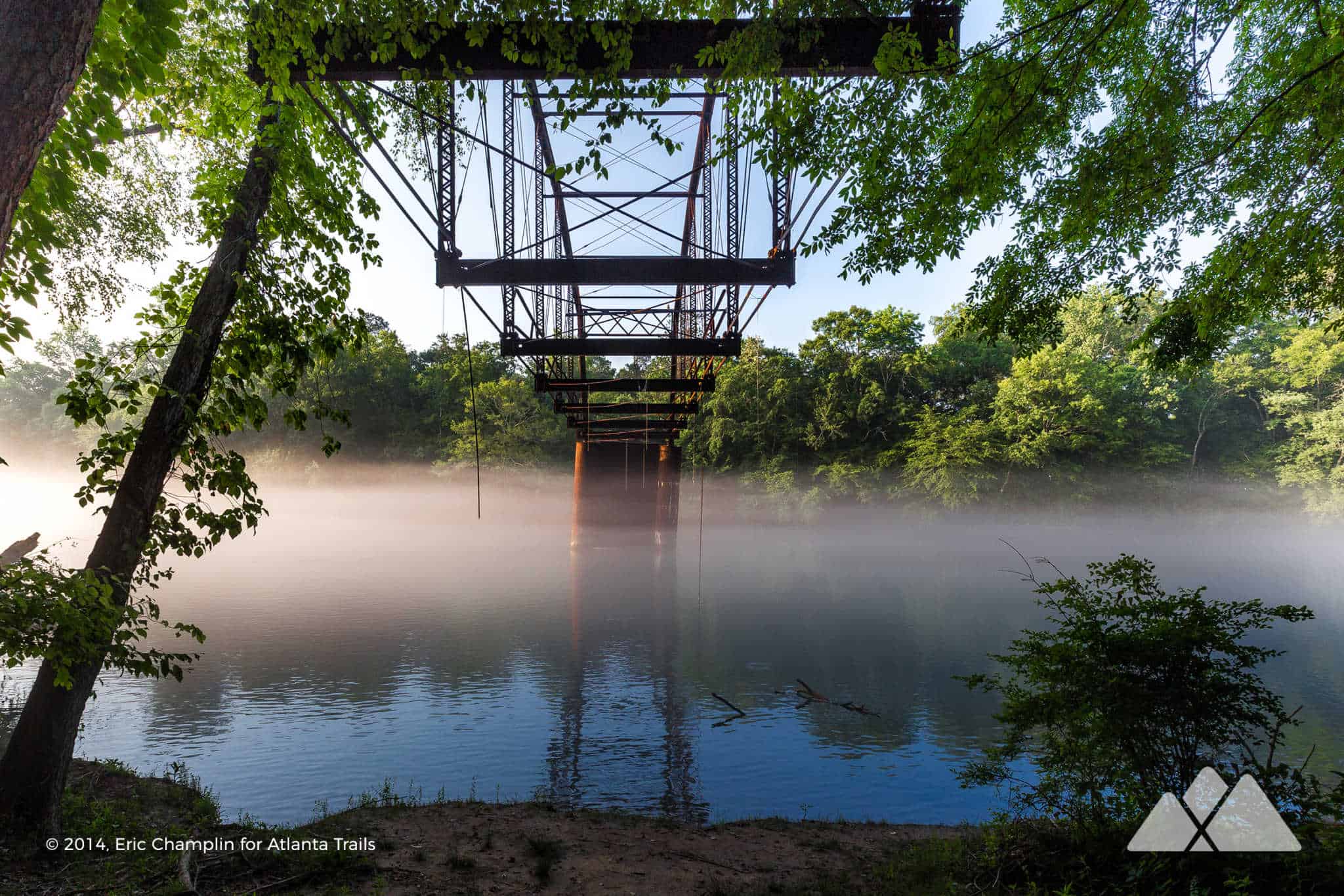 Jones Bridge Park Trail at the Chattahoochee River