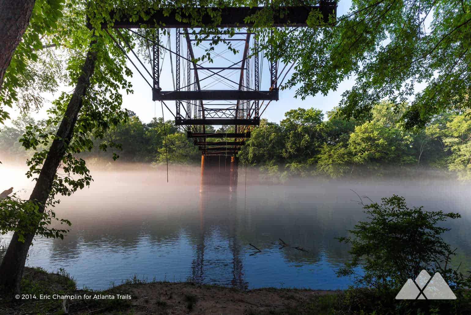 Jones Bridge Park Trail at the Chattahoochee River
